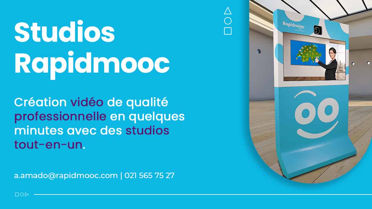 Studio Rapidmooc - Solution d’enregistrement vidéo tout-en-un